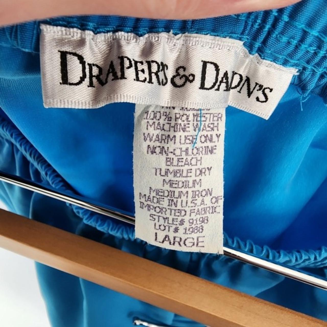 Draper's & Damon's Women's Blue and Green Suit | Depop
