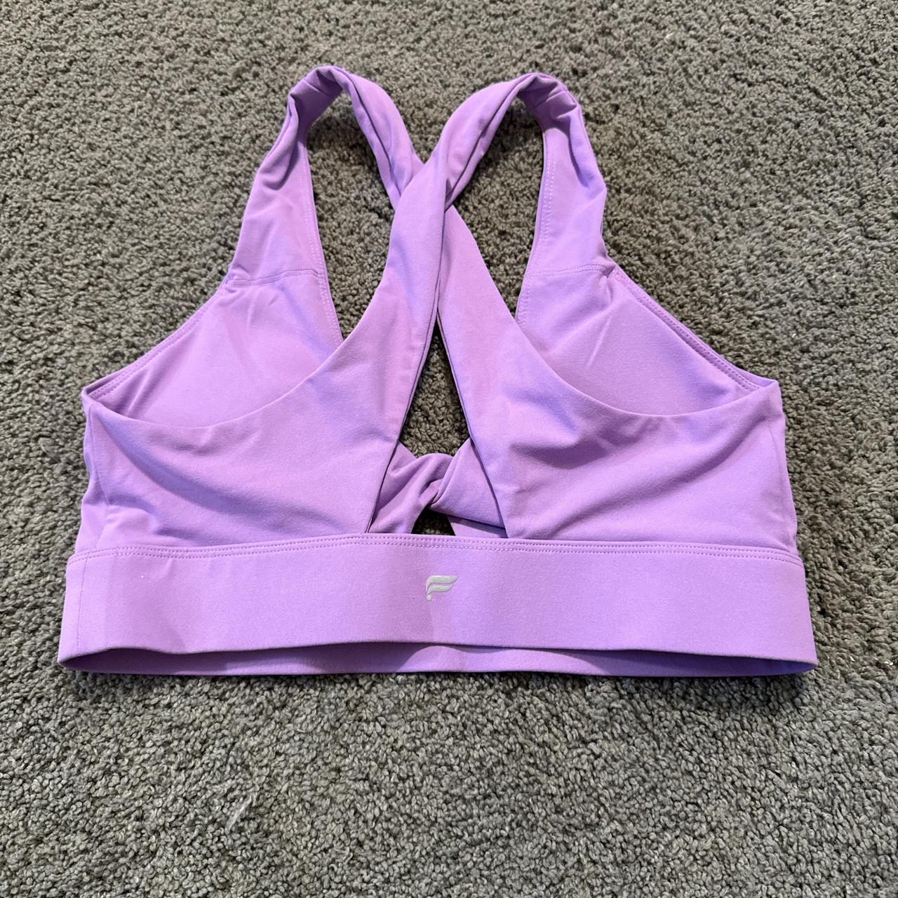 Purple Fabletics Sports Bra size large | Depop