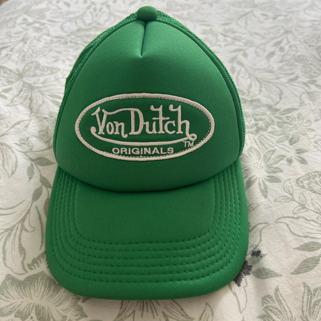 Green Von Dutch hat #green #hat #vondutch #vintage... - Depop