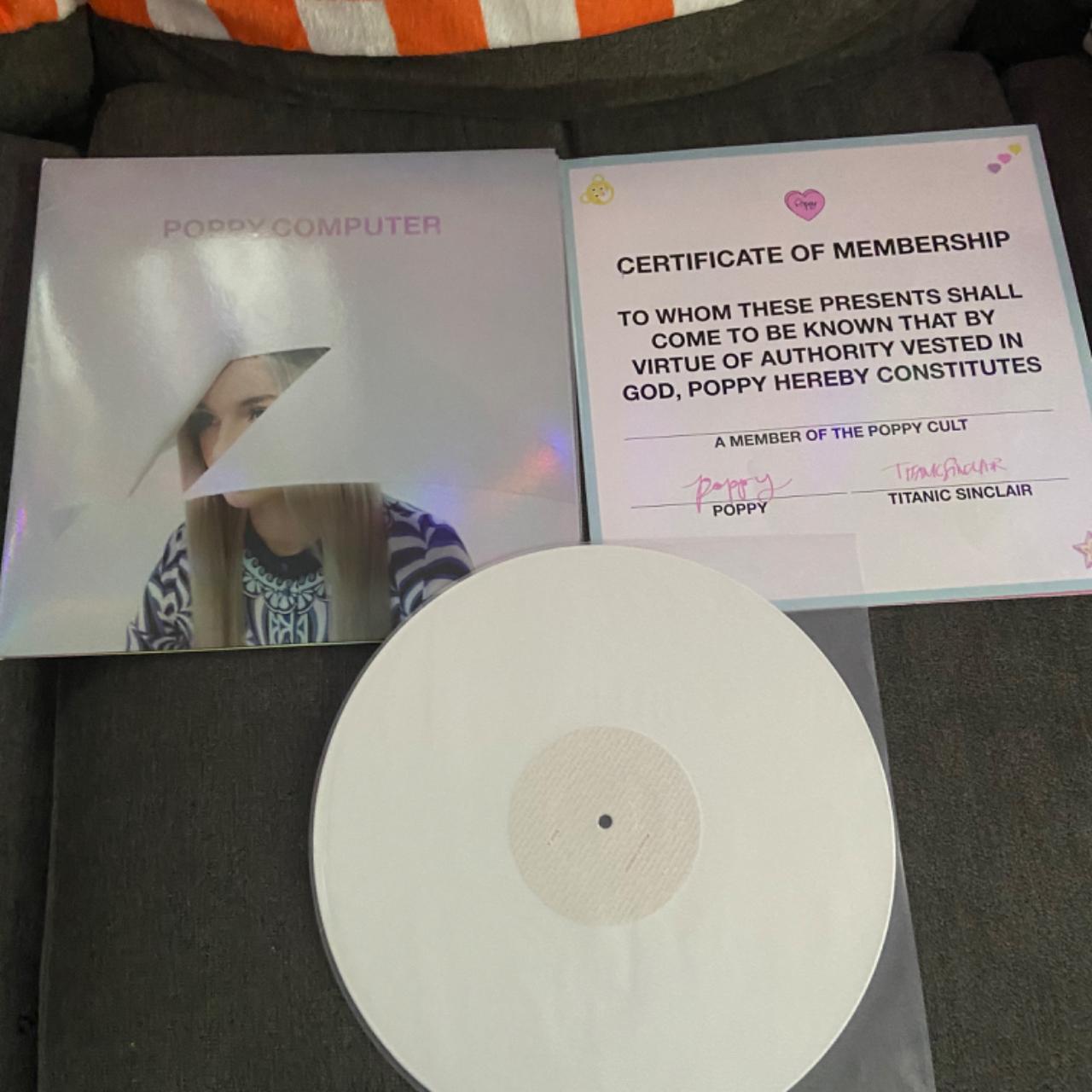 Poppy - Poppy.Computer holographic OG white vinyl,... - Depop
