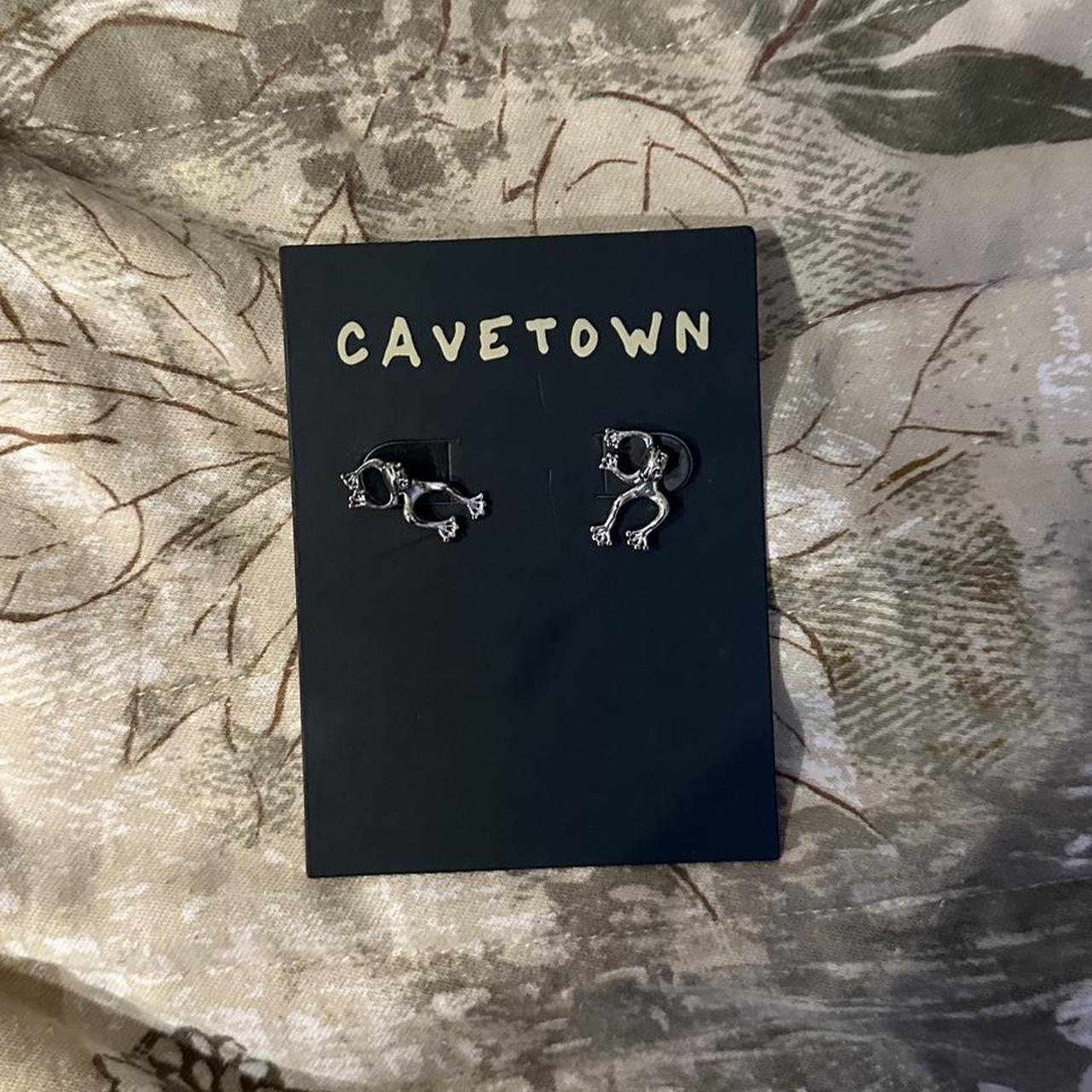 cavetown frog earrings from worm food era/release... | Depop