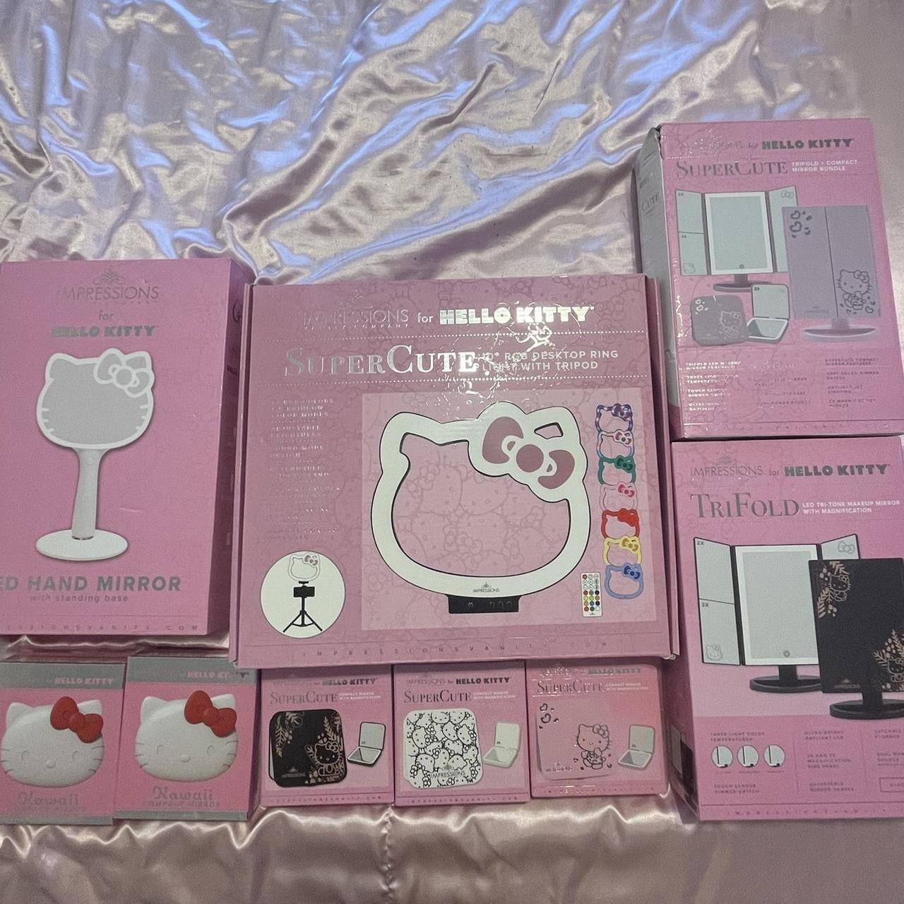 Hello Kitty Impression Mirrors & Ring light (PROMO,... - Depop
