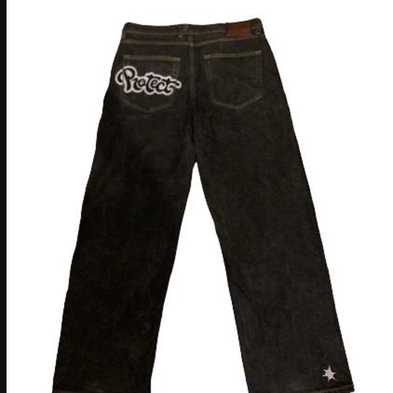Protect ldn black jeans original colour way These... - Depop