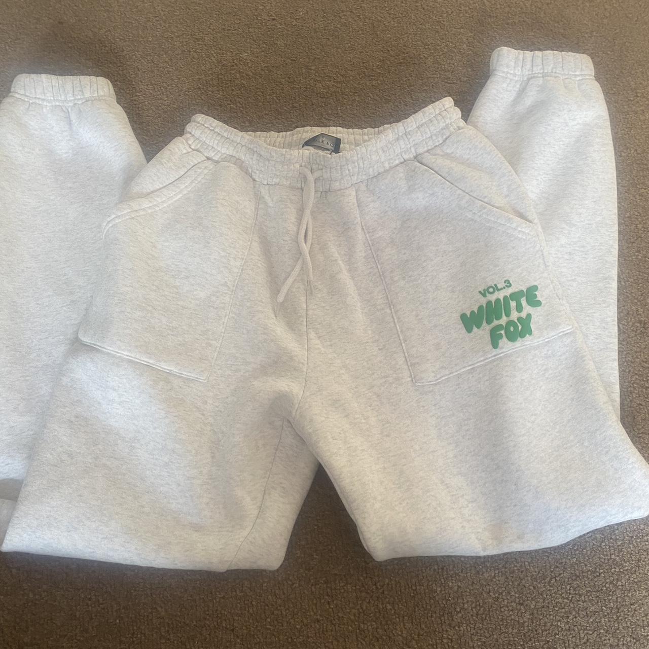 white fox vol3 joggers - Depop