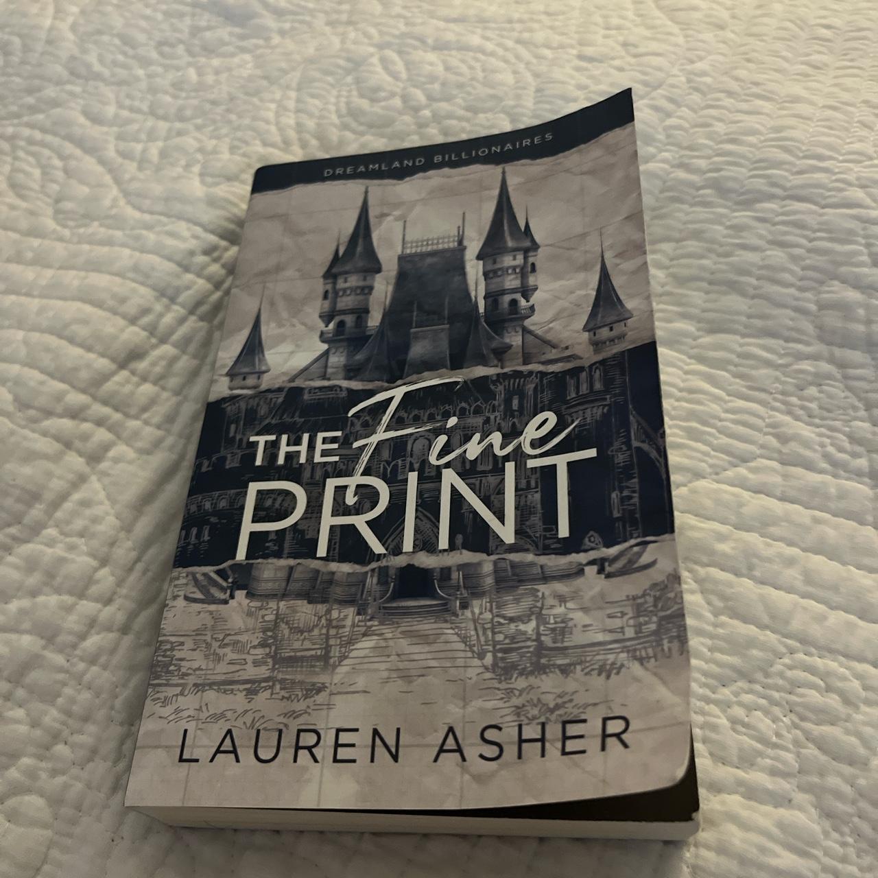 The fine print book by Lauren Asher- perfect... - Depop