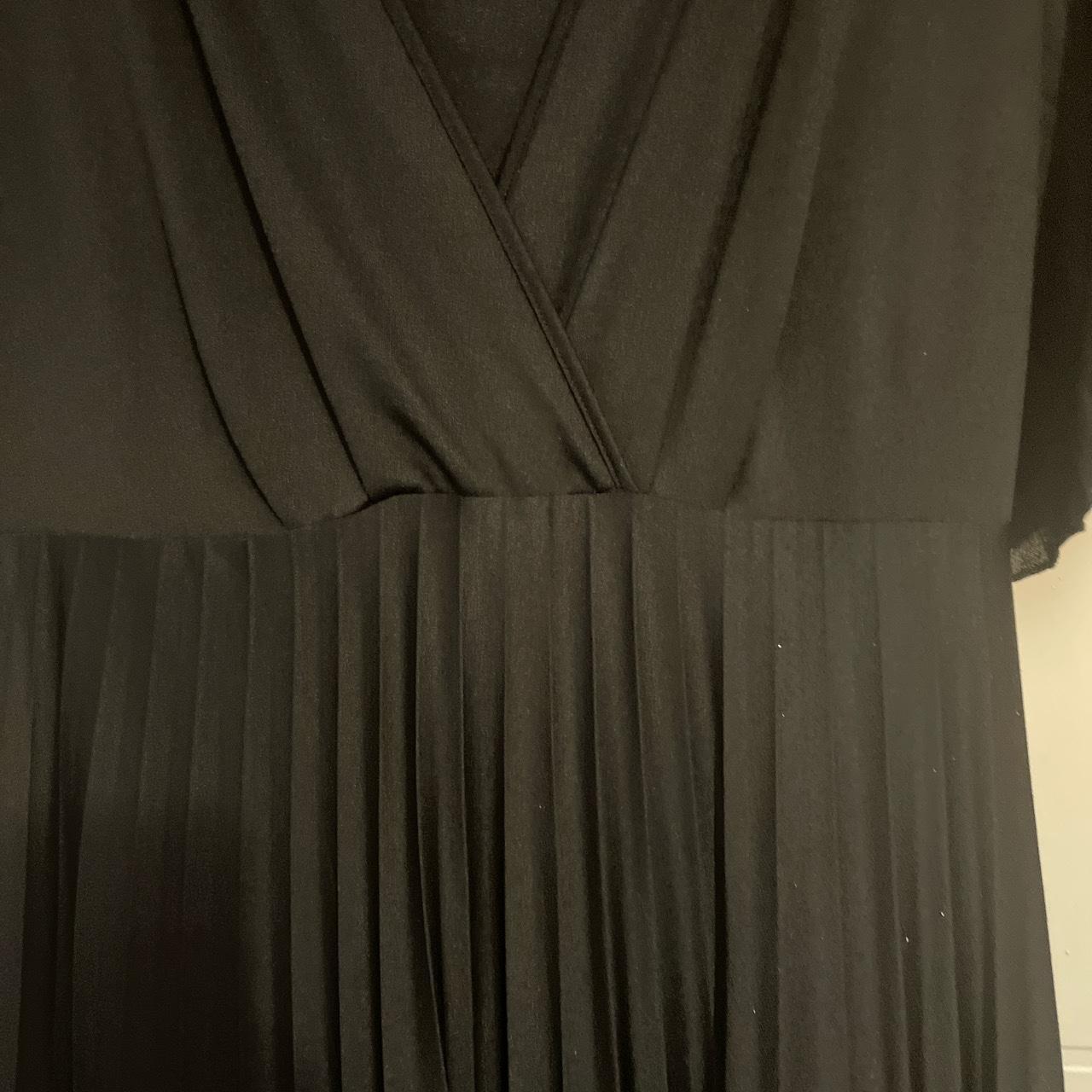 Black ASOS evening maxi dress - size 20 Worn... - Depop