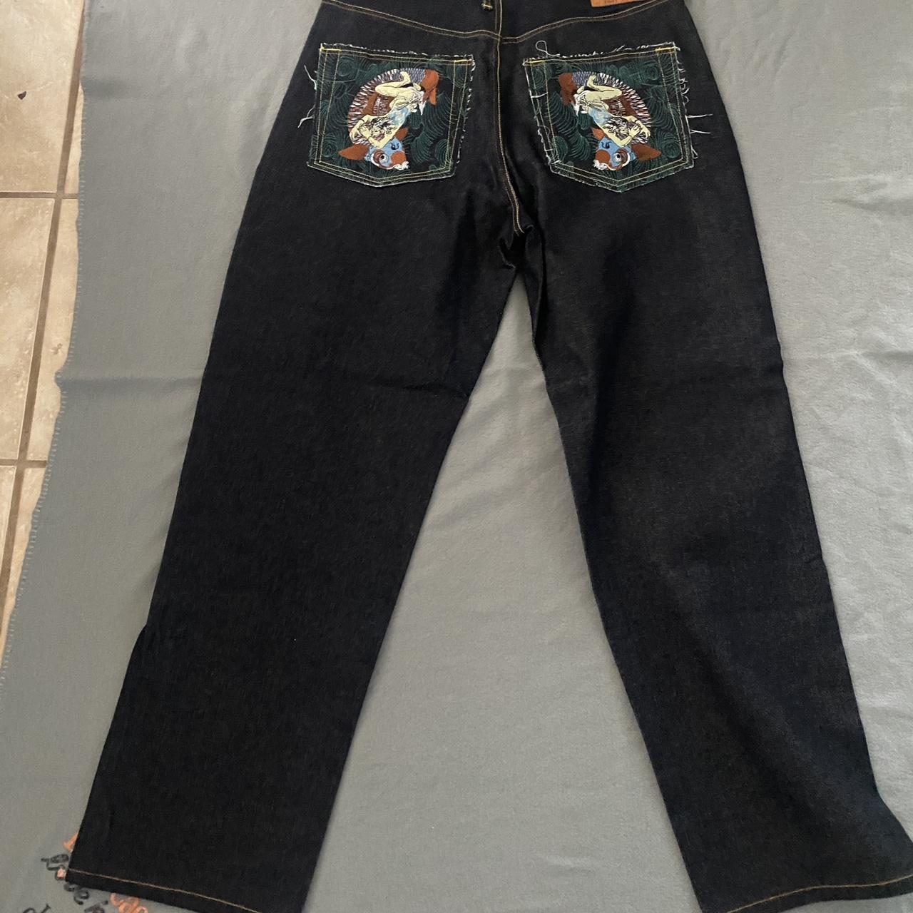 BAGGY KOI FISH JEANS🙌🙌 38x49 Found them at the... - Depop