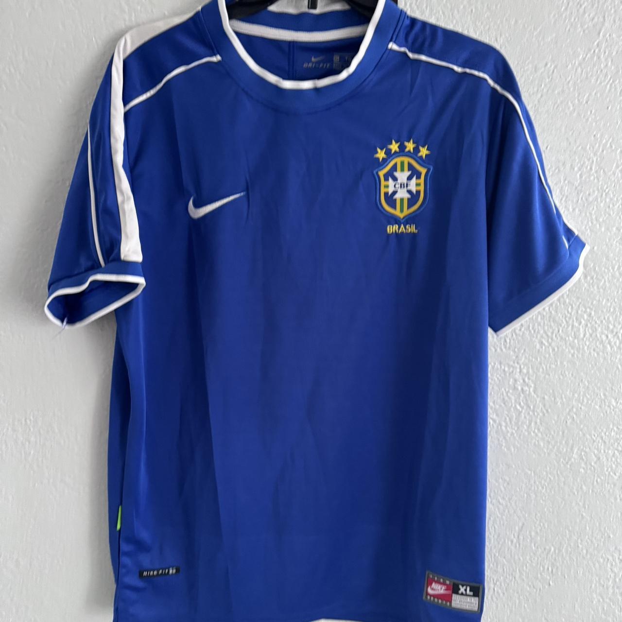 Brazil away jersey Brand new Sizing is bit off... - Depop