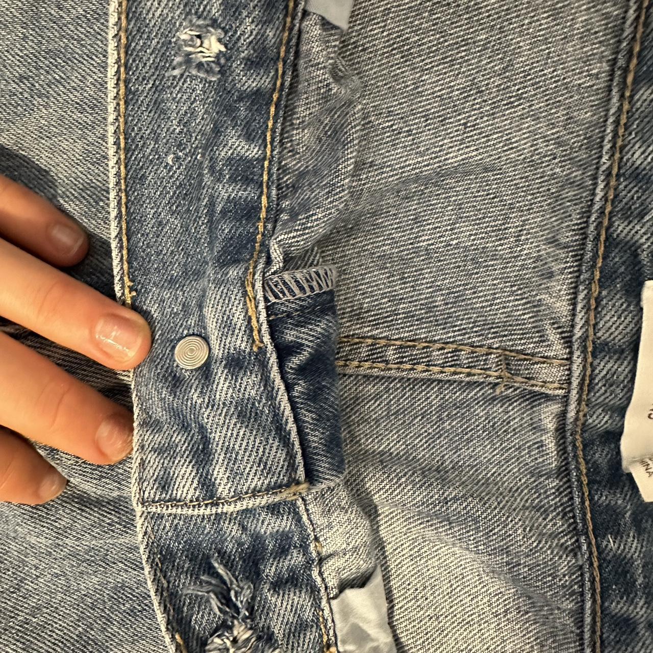 GLASSONS mid rise denim jorts Size 12 cuts on... - Depop