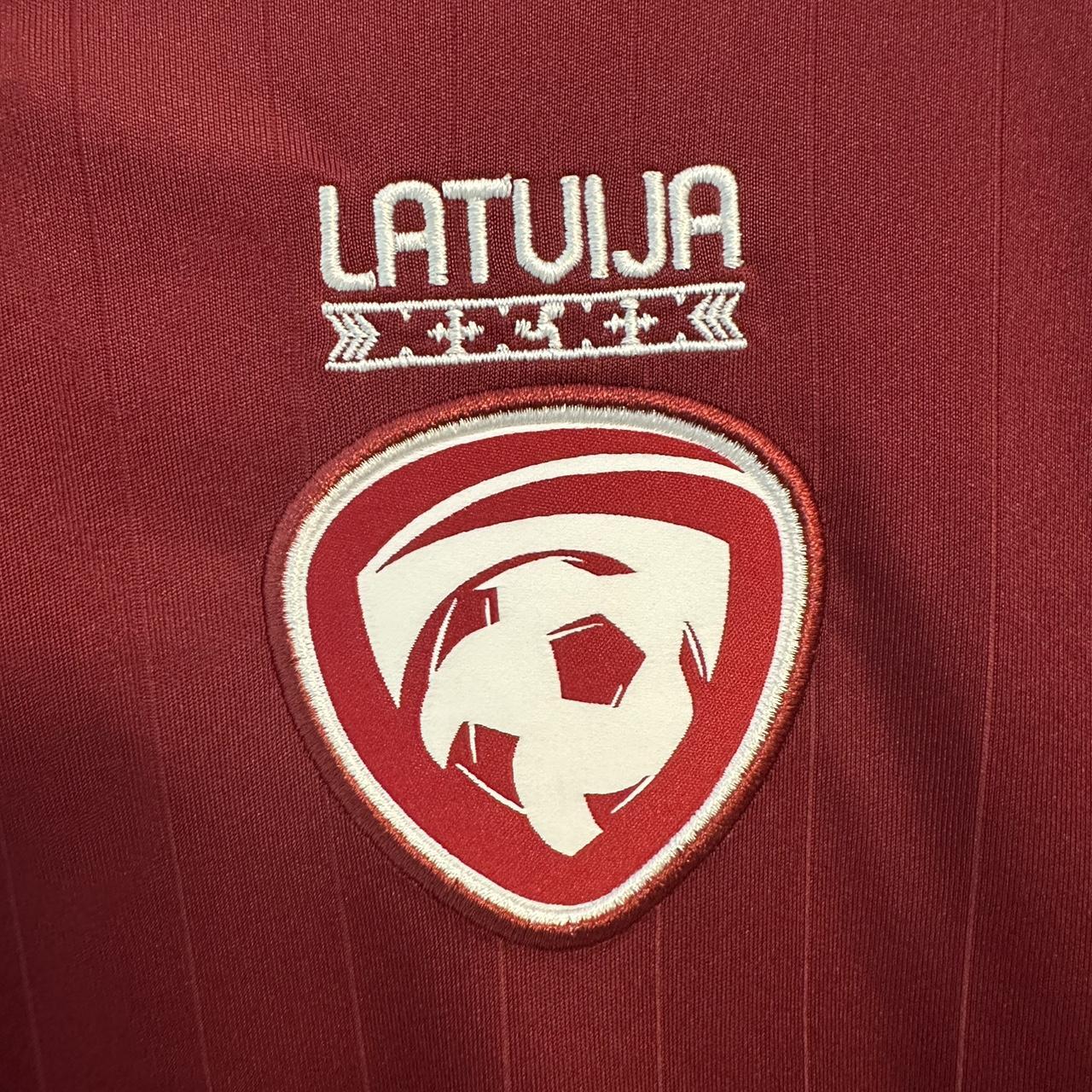LATVIA NATIONAL TEAM 2022 HOME SHIRT [$90... - Depop