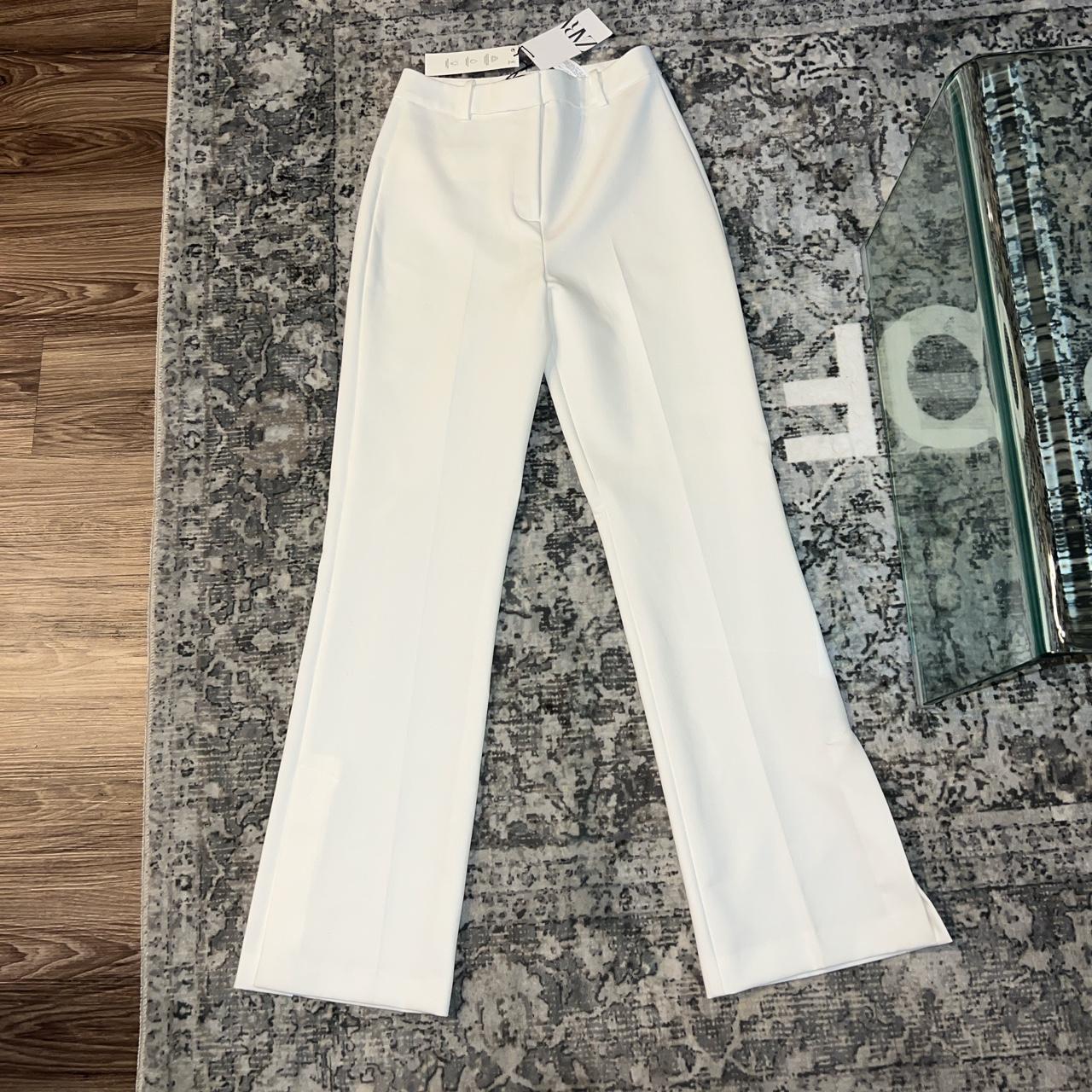 Zara white dress pants. Never worn. Brand new with... - Depop