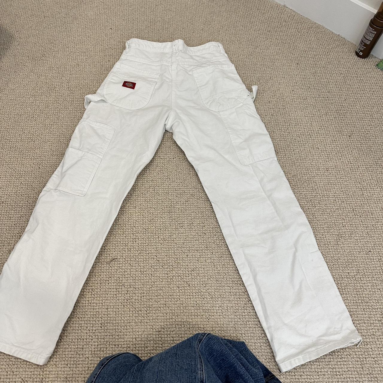 vintage white dickies ! accepting offers!! - Depop