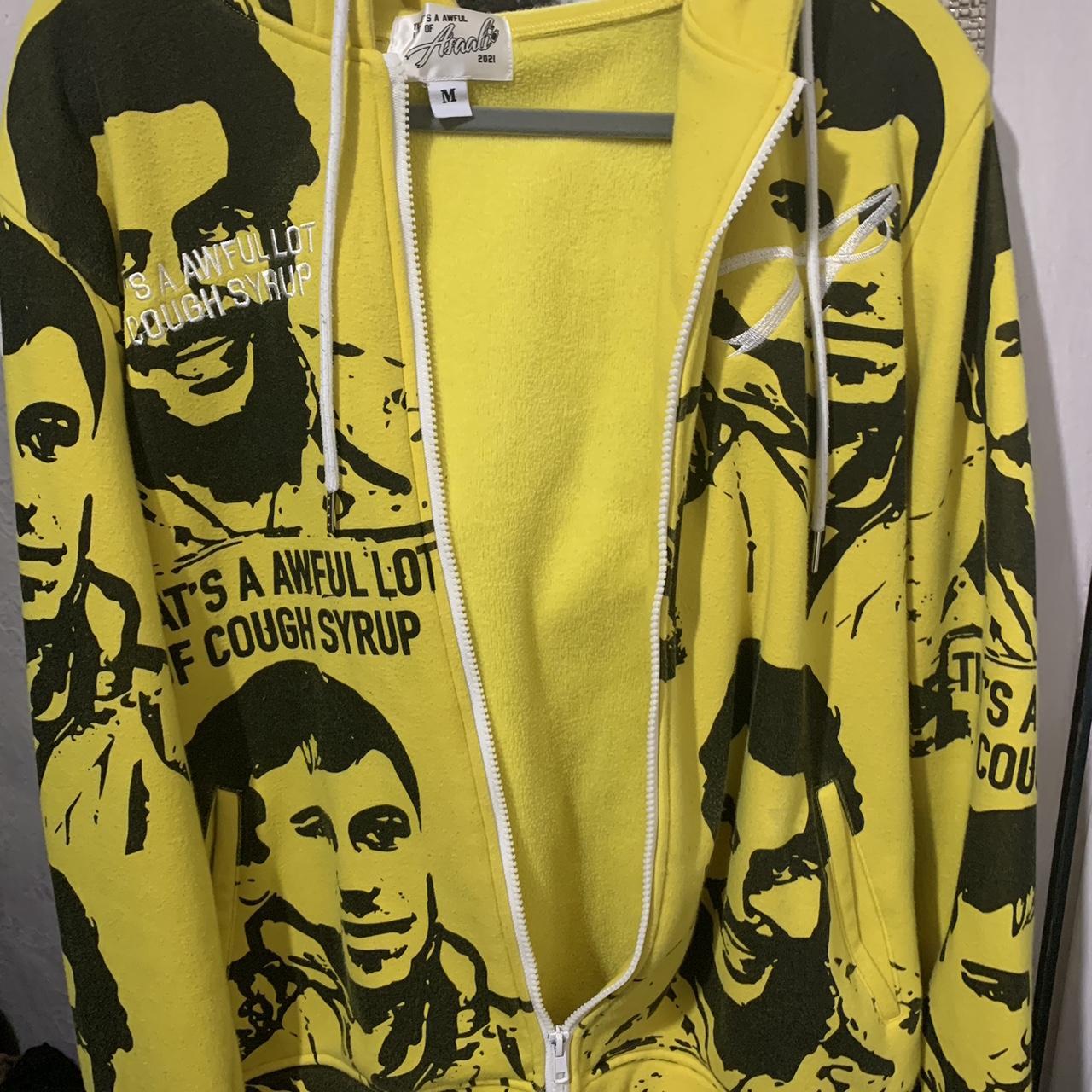 Awful lotta cough syrup hoodie - Depop