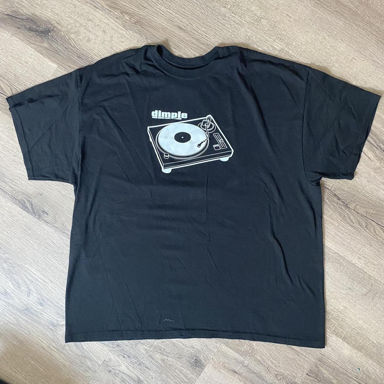 Graphic ‘dimple’ tee Small stain, would come out in... - Depop
