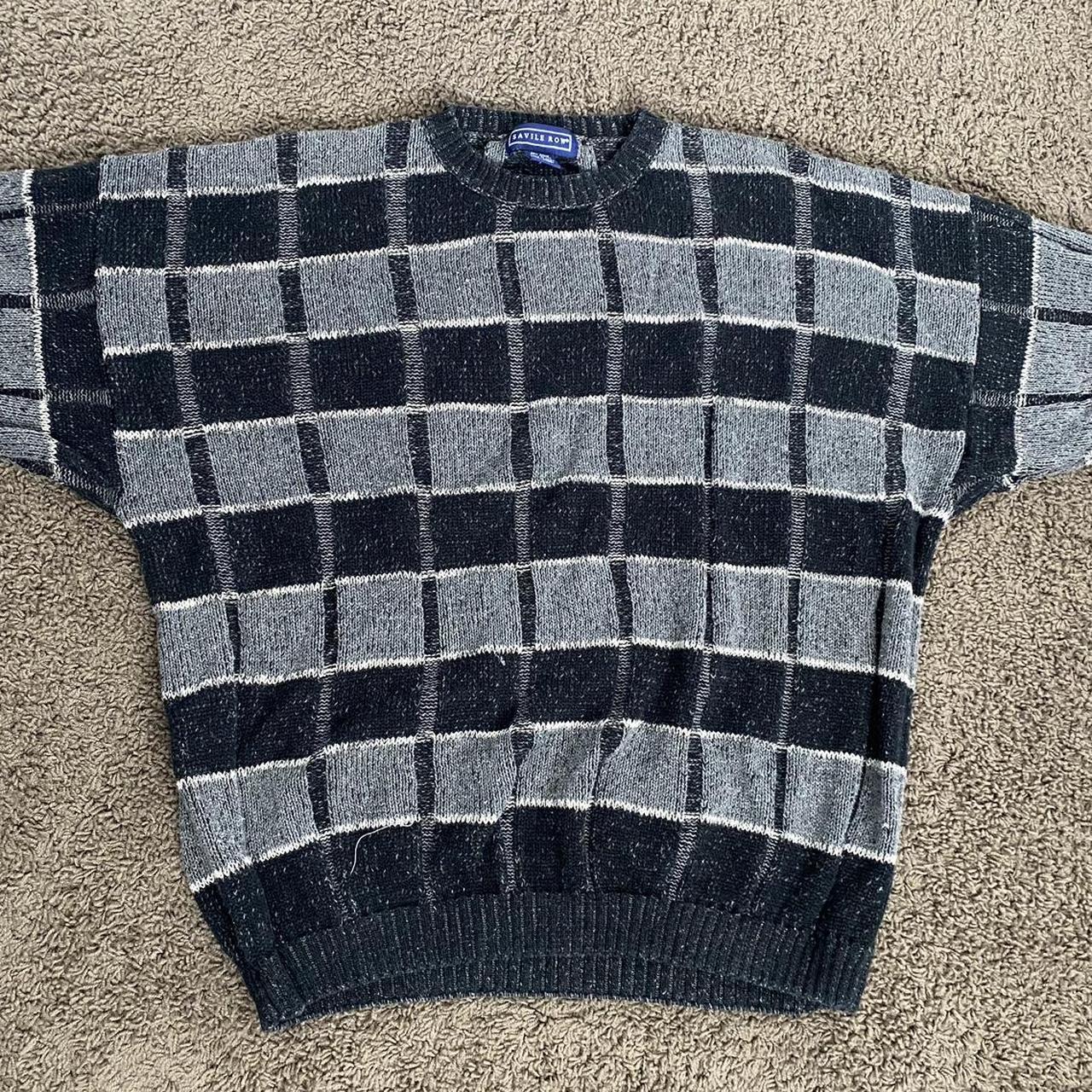 Saville row sweater Perfect color blocks for fall... - Depop