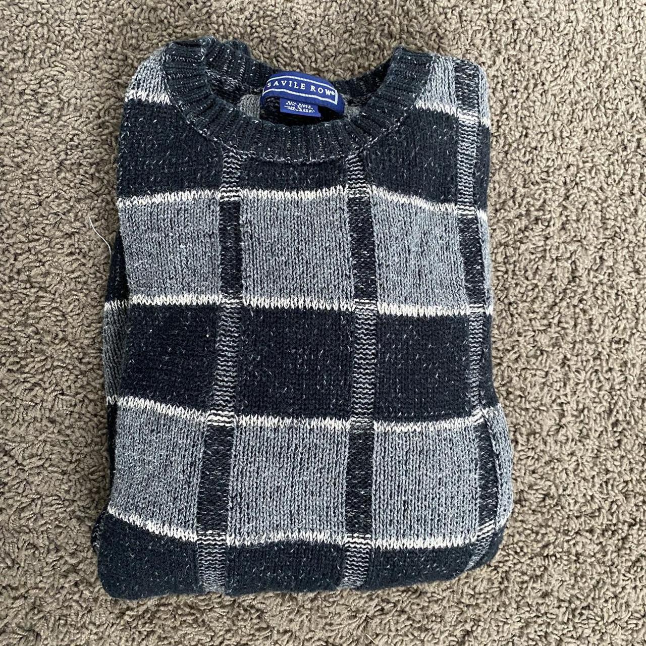 Saville row sweater Perfect color blocks for fall... - Depop