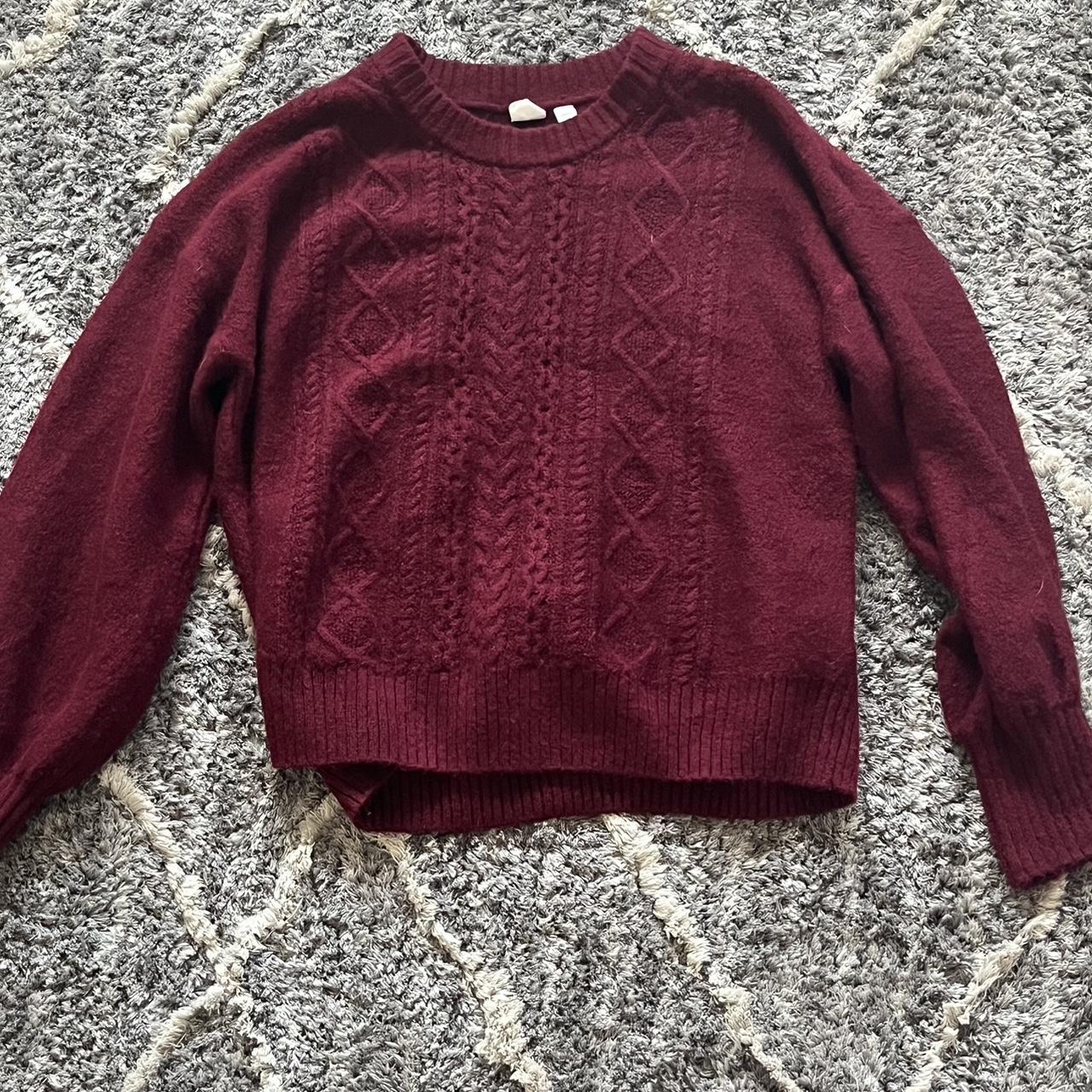 GAP maroon sweater - Depop