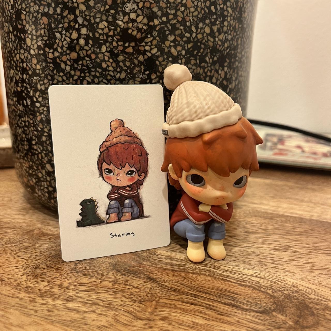 pop mart x hirono staring 🧡 Original box + card... - Depop