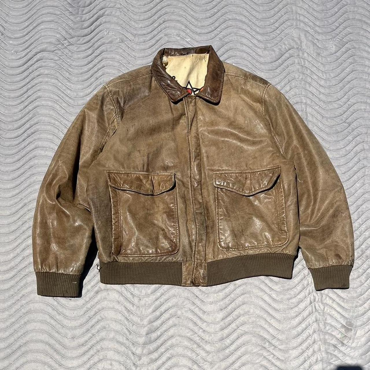 U2 Wear Me Out Leather Jacket - Size 42 (~M) - made... - Depop