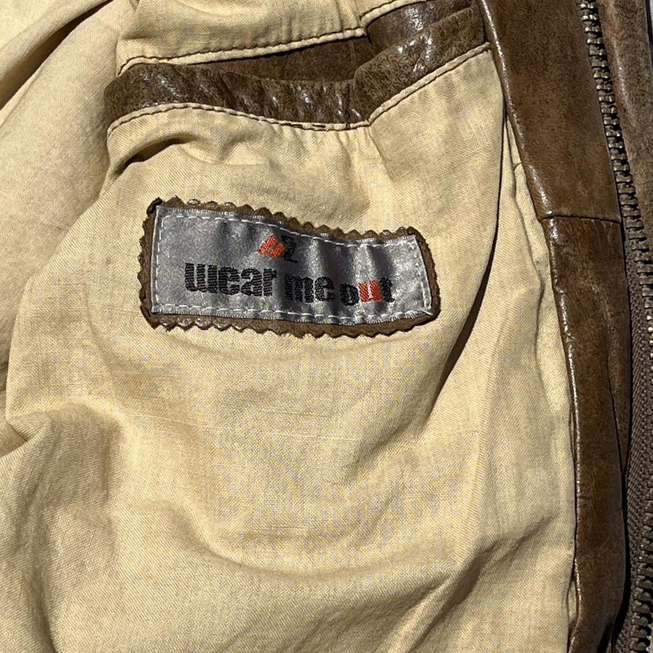 U2 Wear Me Out Leather Jacket - Size 42 (~M) - made... - Depop