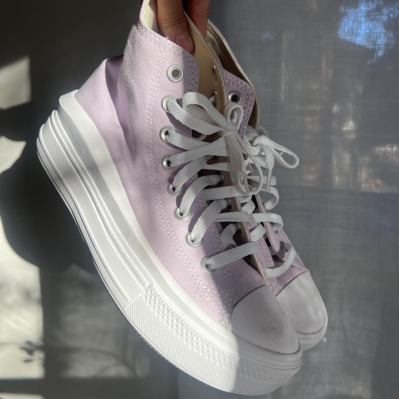 Converse Size: 8 US Color: Lavender Condition:... - Depop