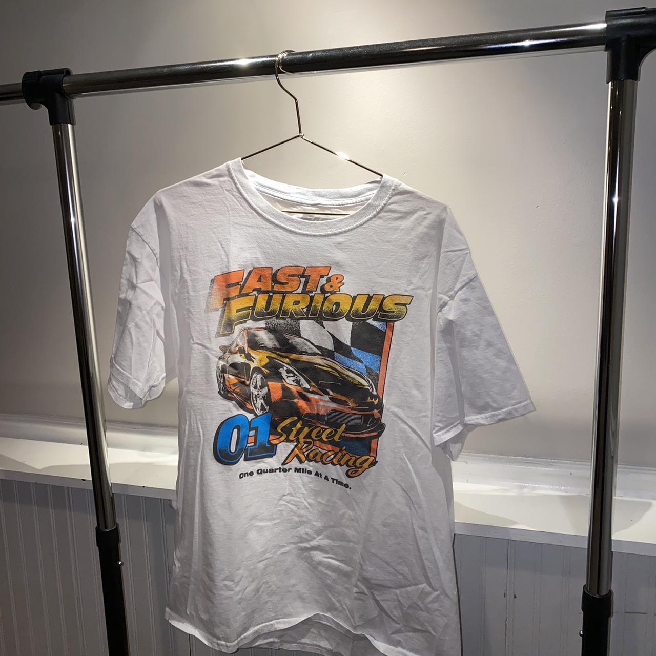 Fast&furious shirt barely worn - Depop
