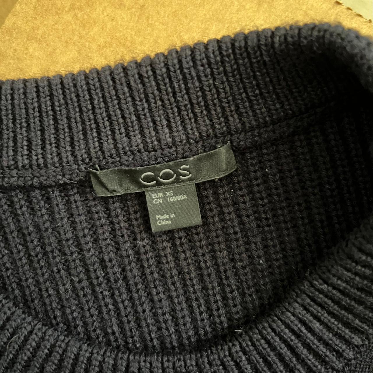 🌟 COS Navy Wool Knit Sweater! 🌟 new without tags... - Depop