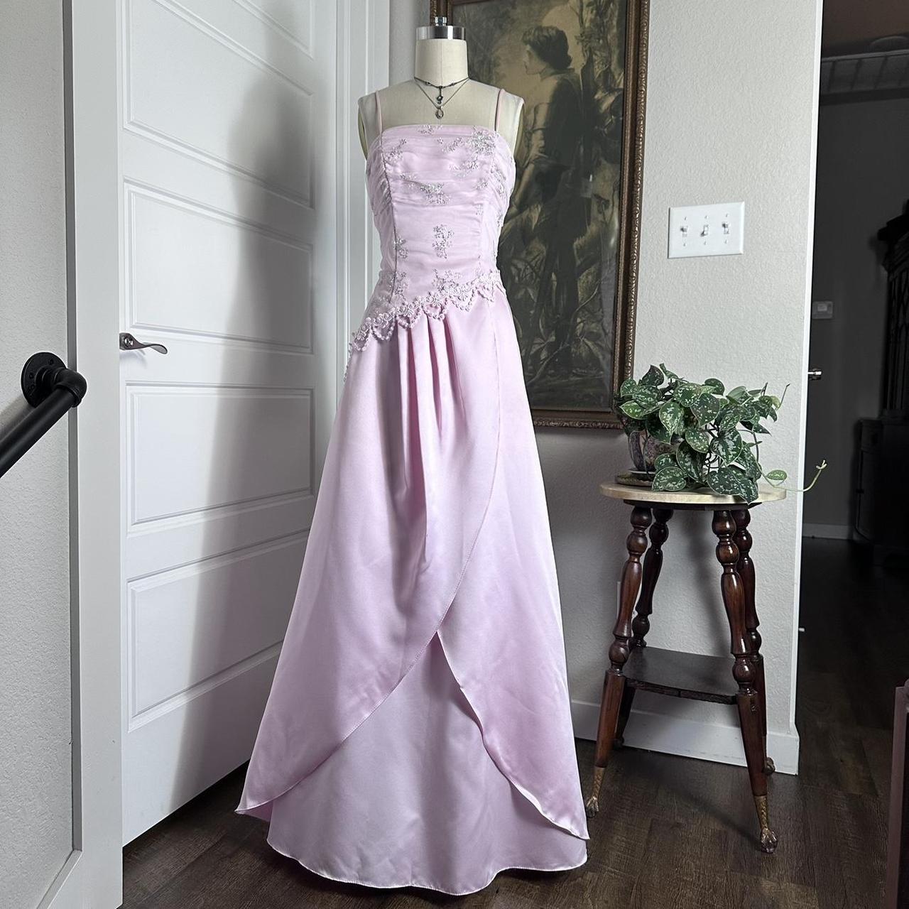 Vintage early 2000s formal prom dress, ball gown... | Depop