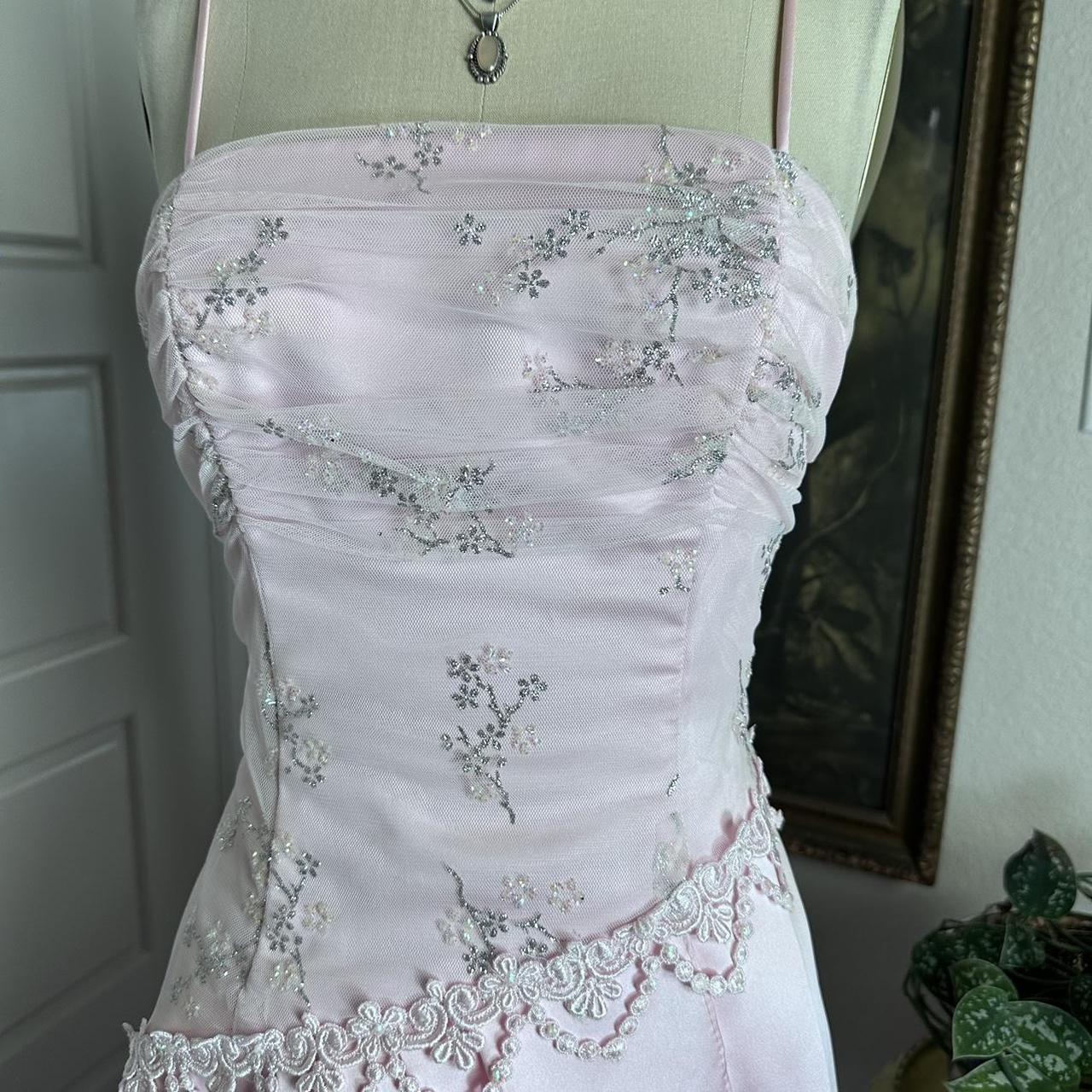 Vintage early 2000s formal prom dress, ball gown... | Depop