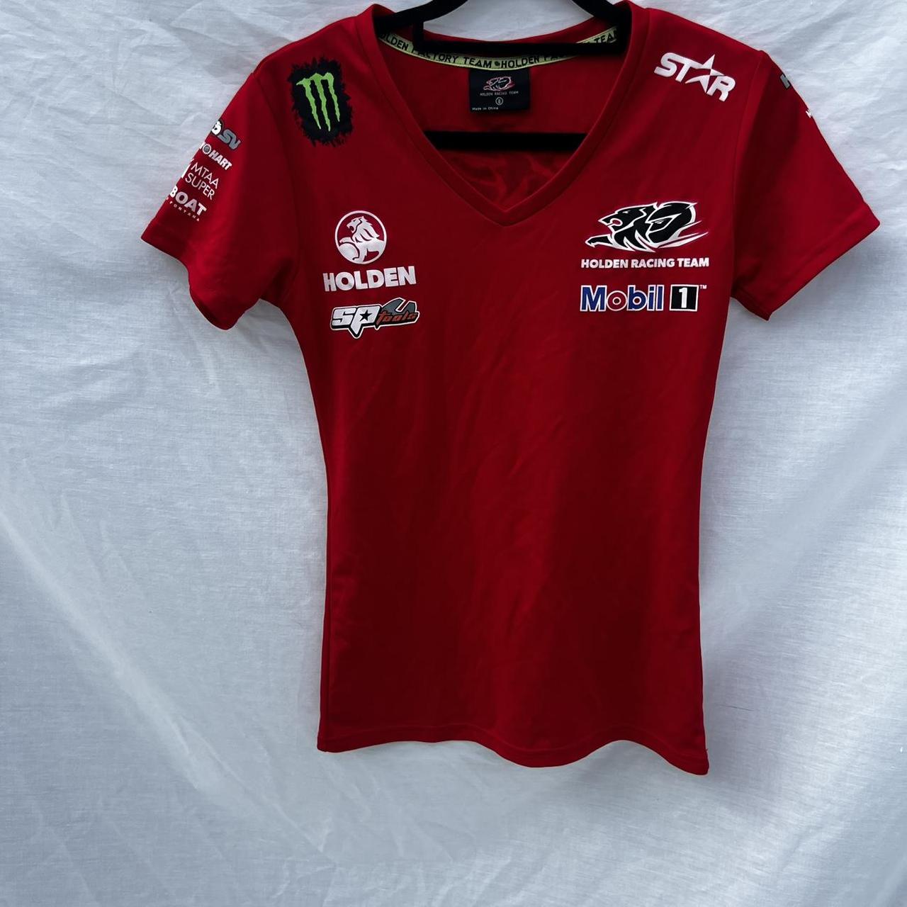 Red Holden Mobil 1 Racing T-shirt 🏎 Brand: Holden... | Depop