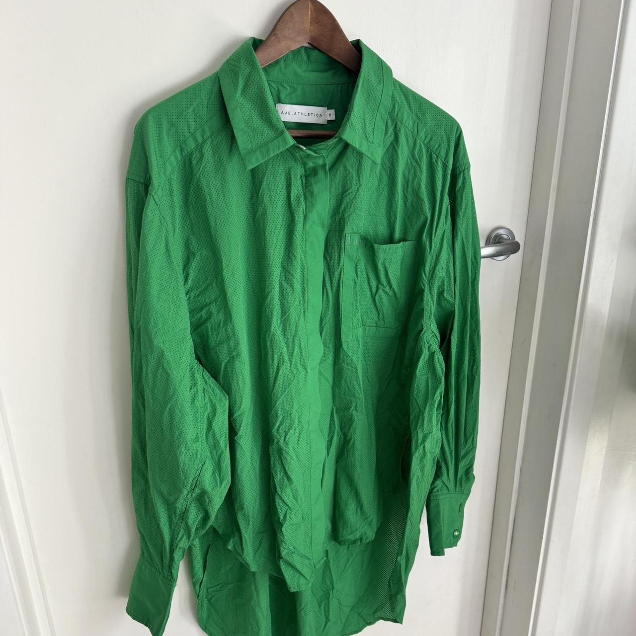 Brand: Aje Athletica Description: Apple green shirt... - Depop