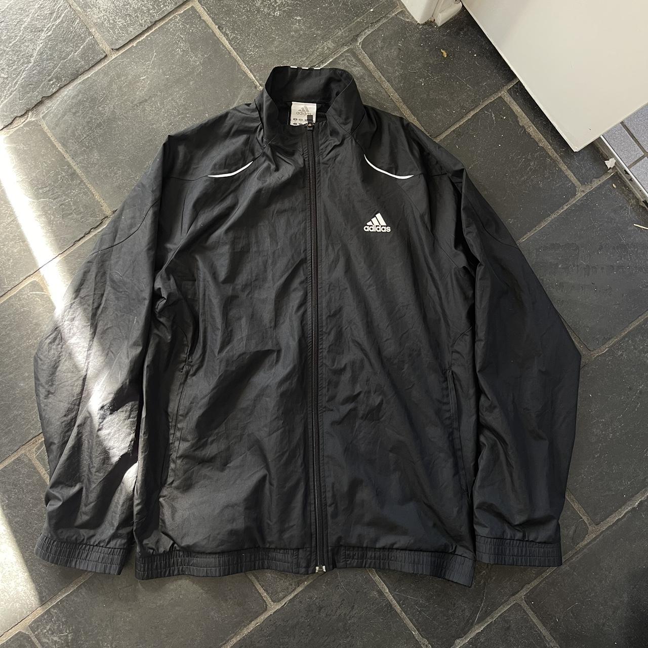 Vintage Adidas Spray Jacket, made boxy fit, size... - Depop