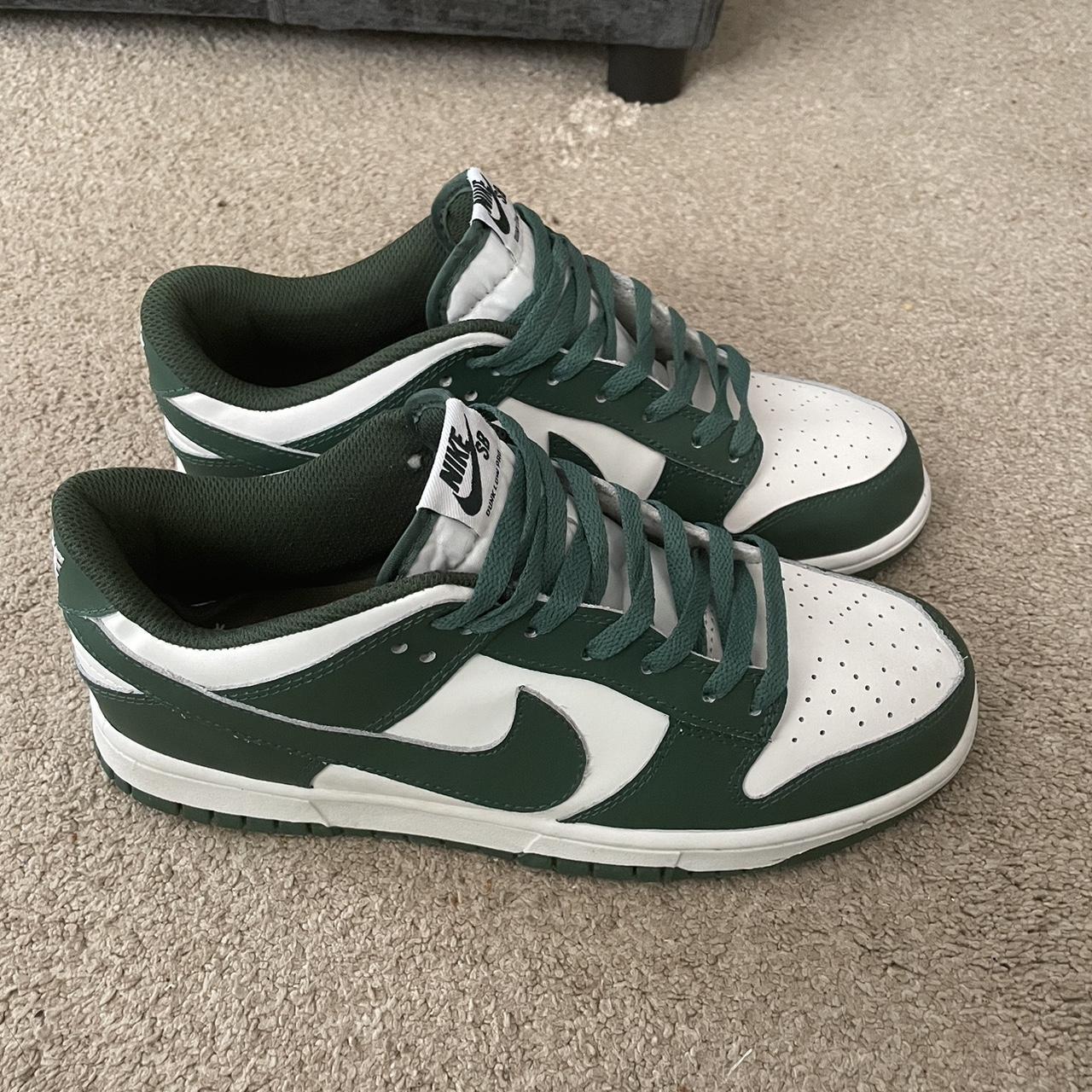 Nike Green Dunks - BRAND NEW Bought like a month... - Depop