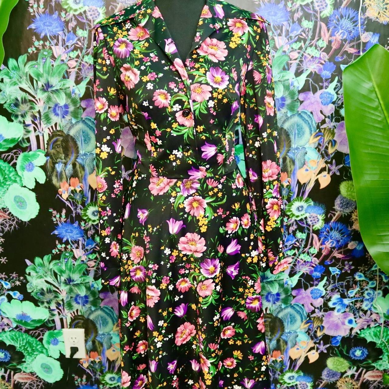 A beautiful floral dream! This custom floral dress... - Depop