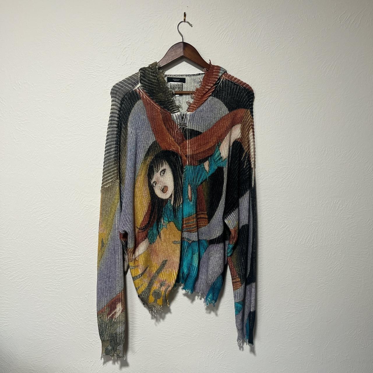 Drop Dead Junji Ito licking planet hoodie #dropdead - Depop