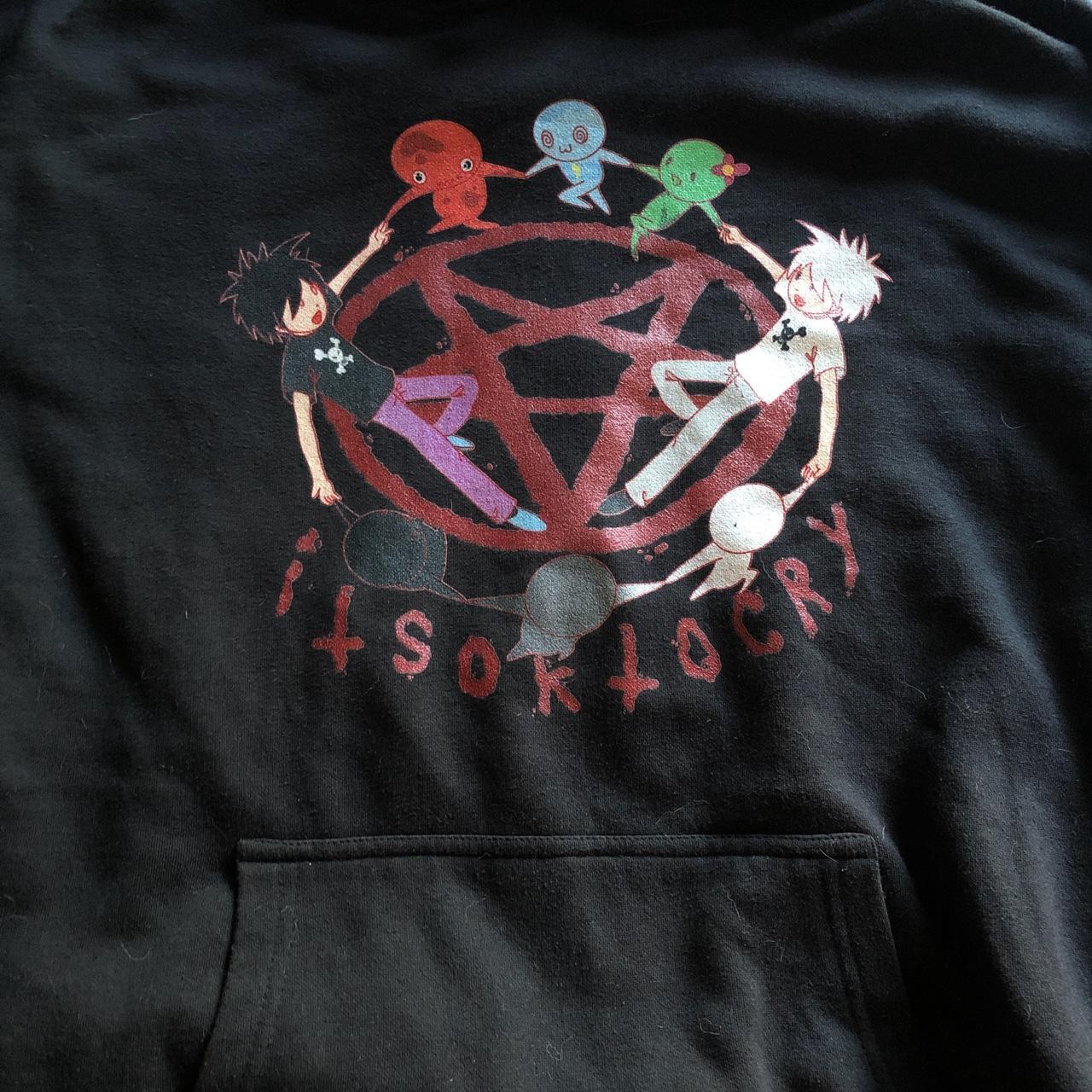 ITSOKTOCRY XXL MY FRIEND TAMA pentagram hoodie... - Depop