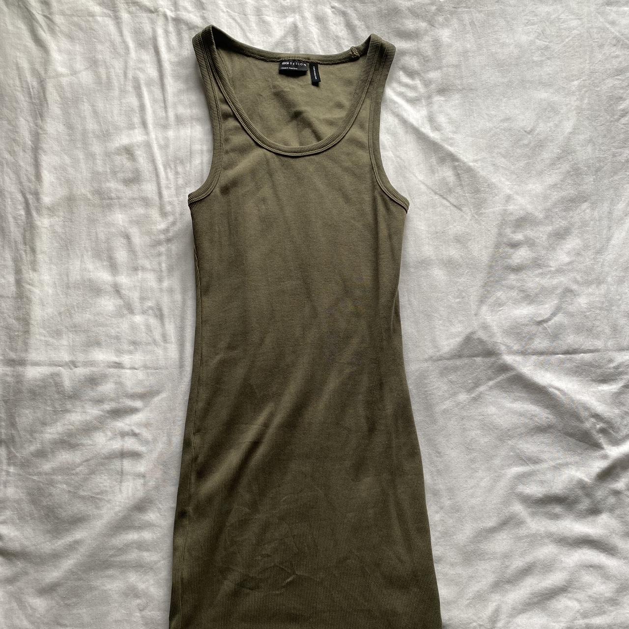 ASOS RACER BACK DRESS Racer back tank dress in... - Depop