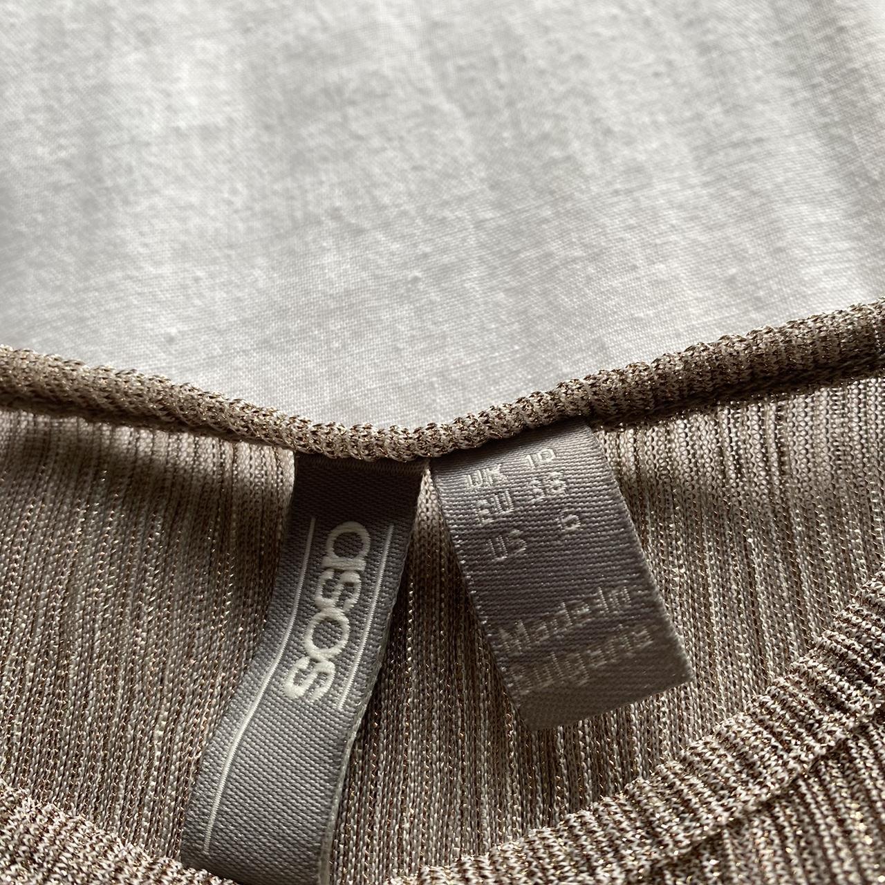 ASOS GLITTER SPARKLE MESH TOP Long sleeve mesh top... - Depop