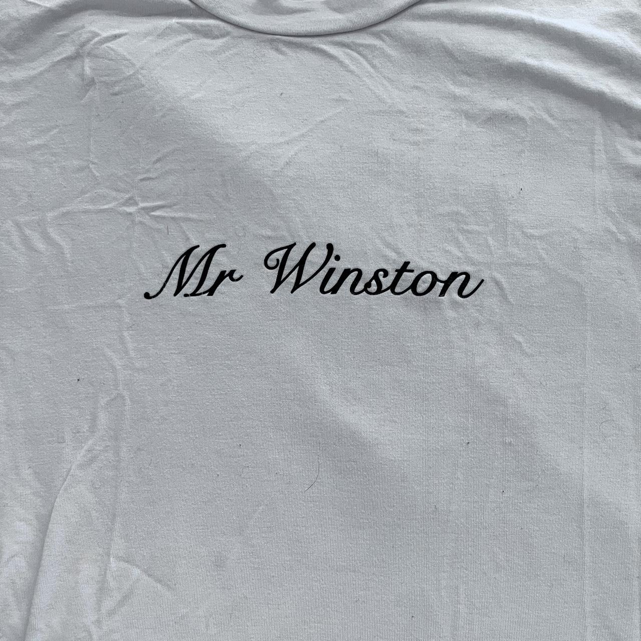 Mr Winston fitted tee. Yellowing in armpits…oops.... - Depop