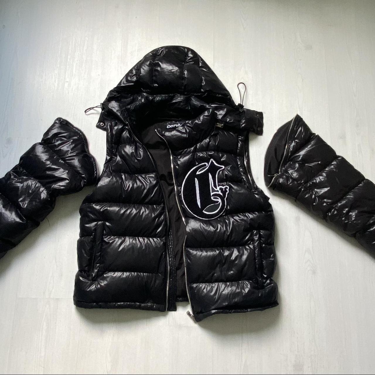 Corvidae Puffer “Shiny Black” Size S Bought last... - Depop