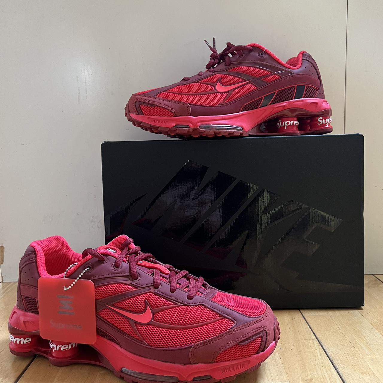 Supreme x Nike Shox Ride 2 UK: 9.5 Unworn Comes... - Depop