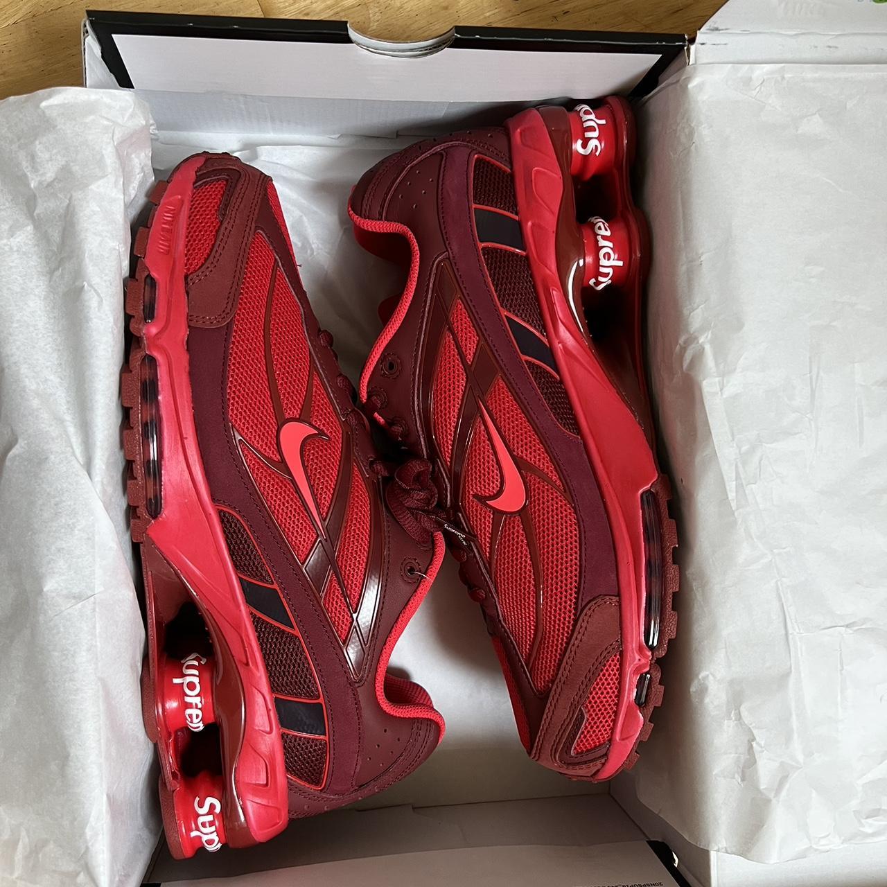 Supreme x Nike Shox Ride 2 UK: 9.5 Unworn Comes... - Depop