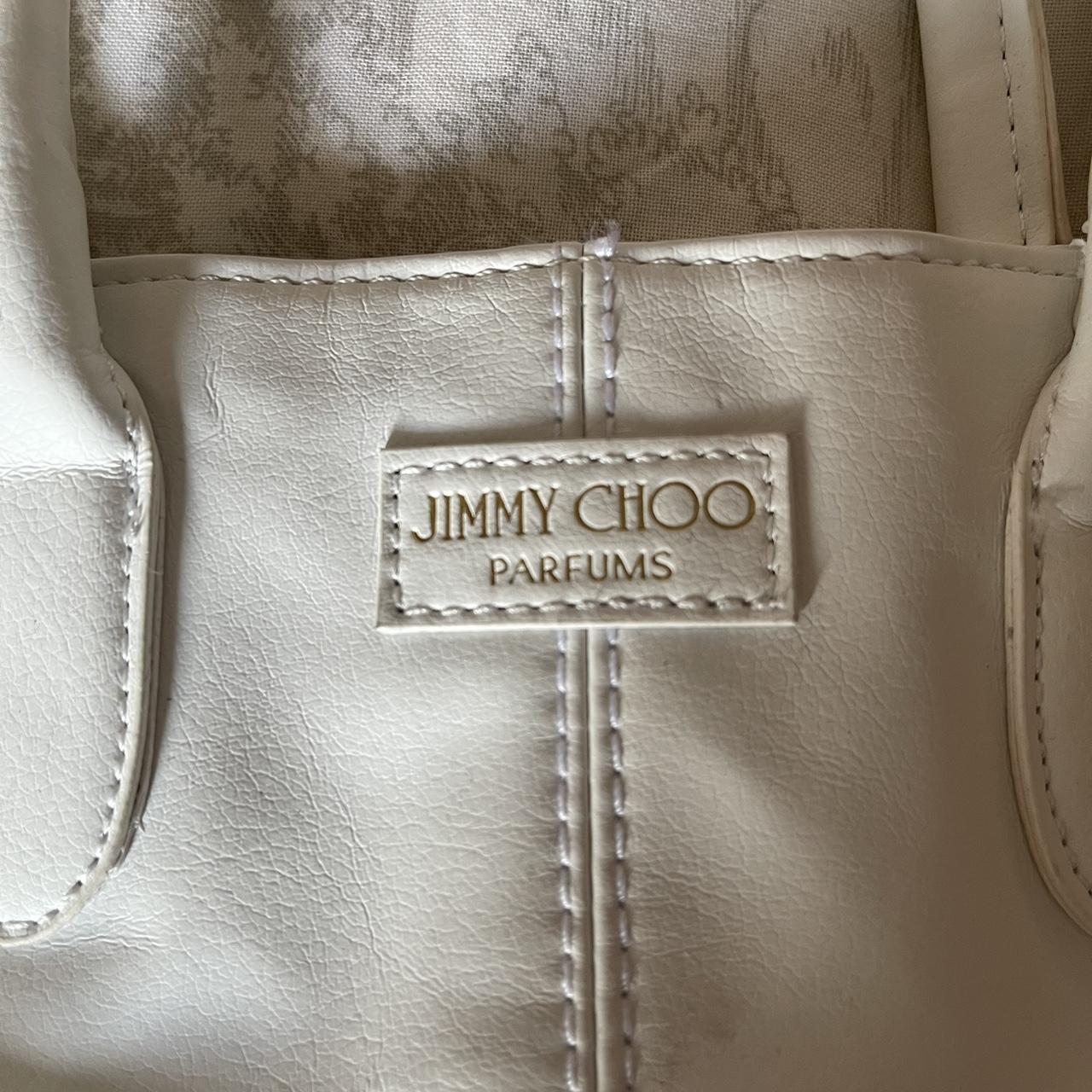 Jimmy Choo White & Gold Beach Bag #beachbag... - Depop