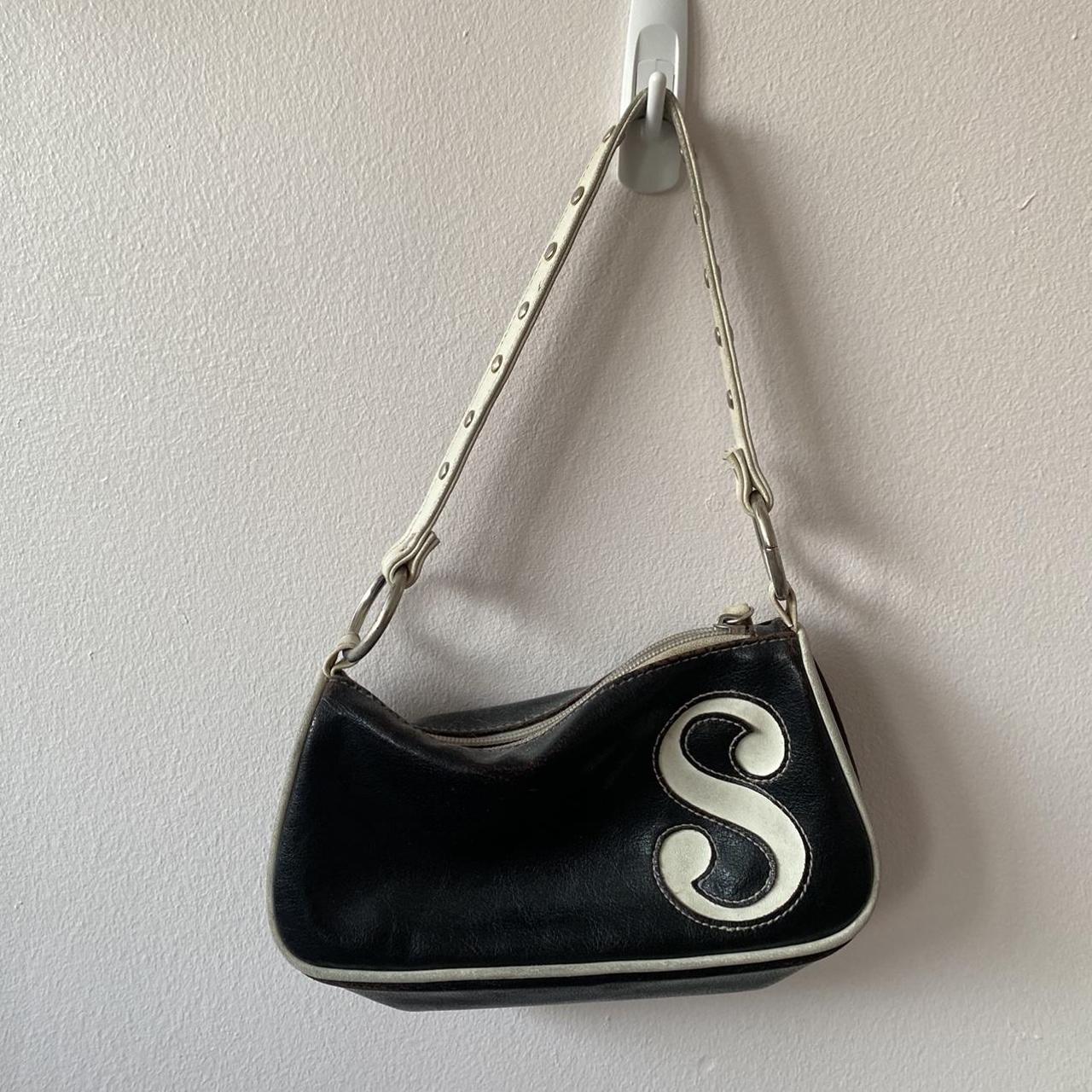 Limited Too Women's Black and White Bag | Depop