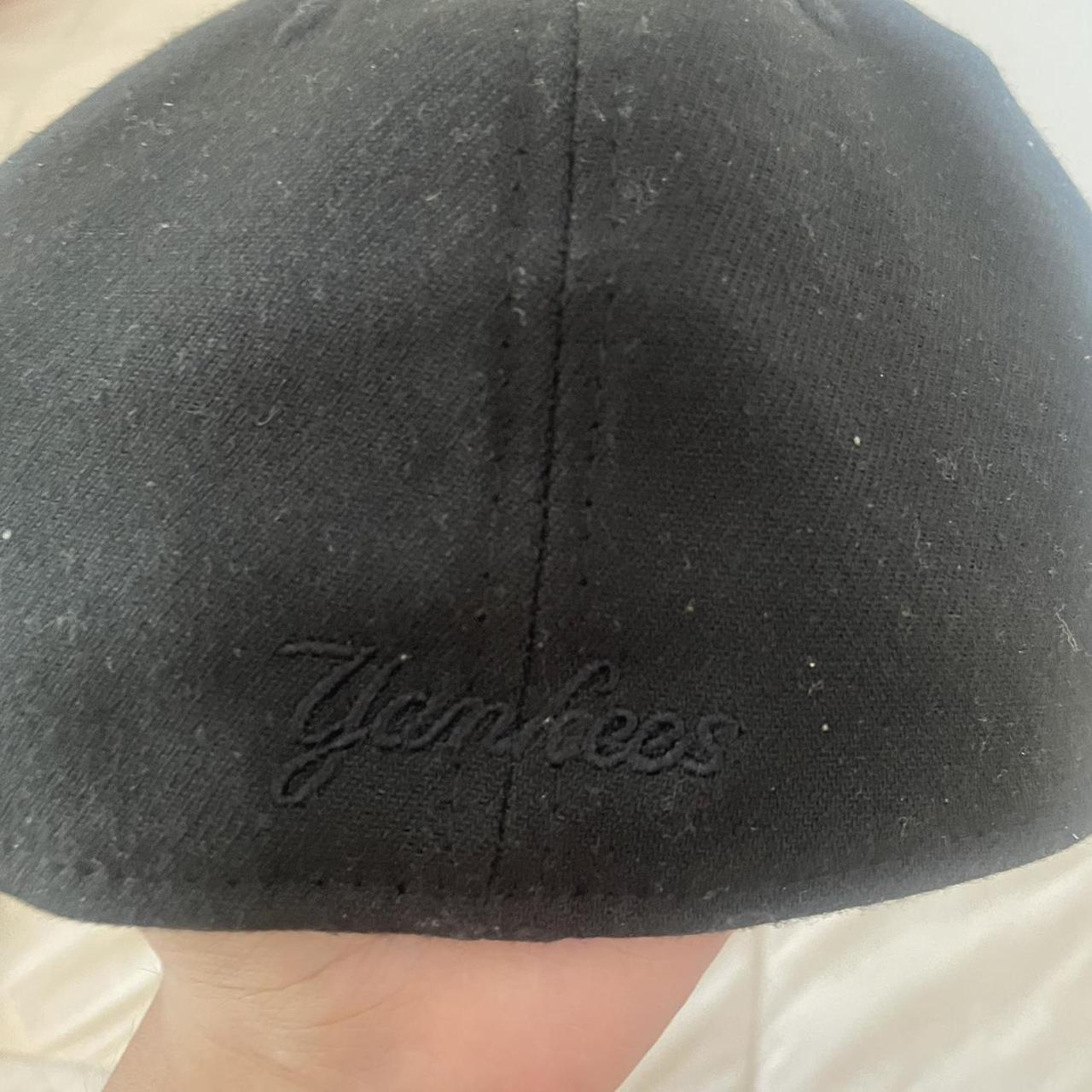 All black ny yankees hat. In great condition and... - Depop