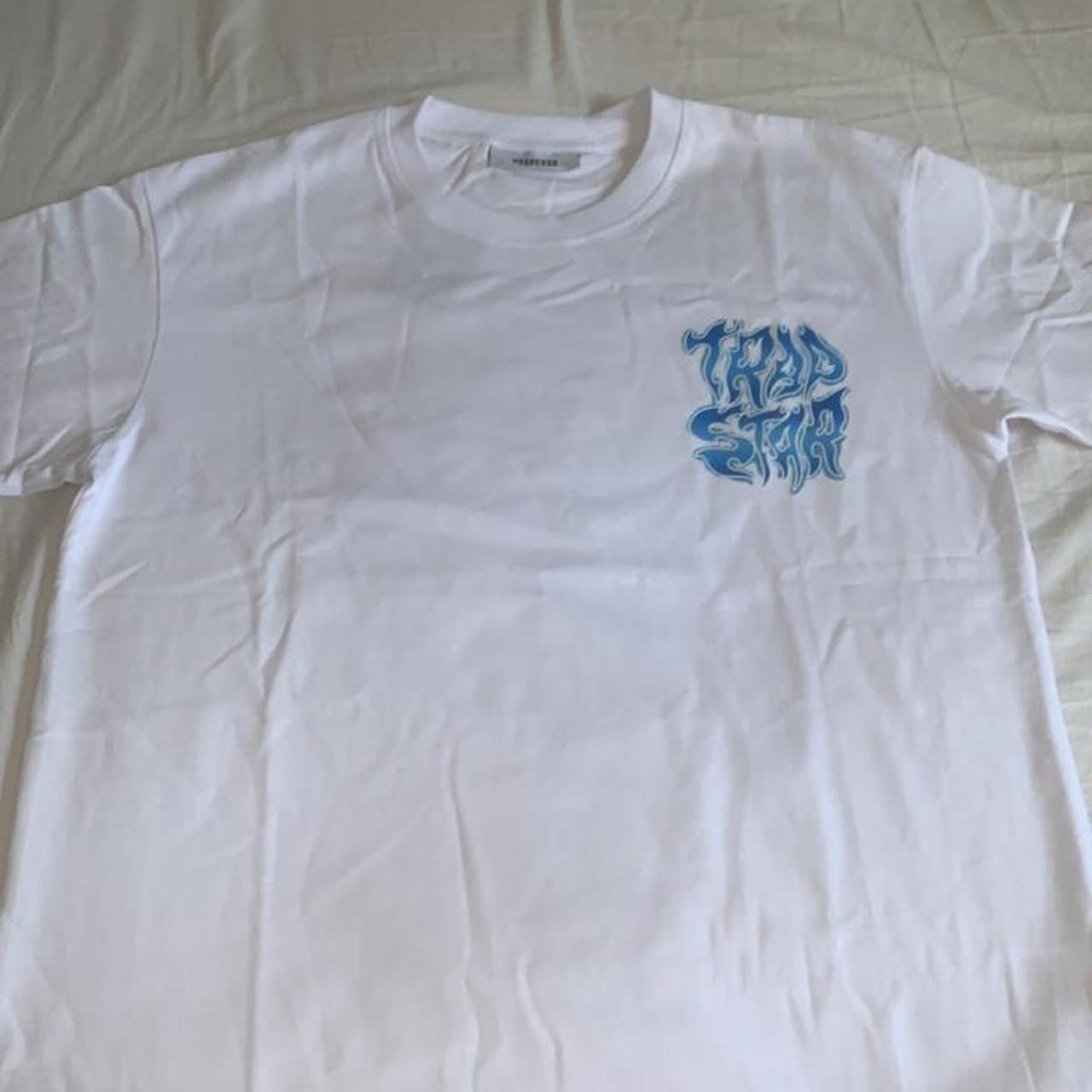 Mens Rare Trapstar "On Smoke" White T-shirt,... - Depop