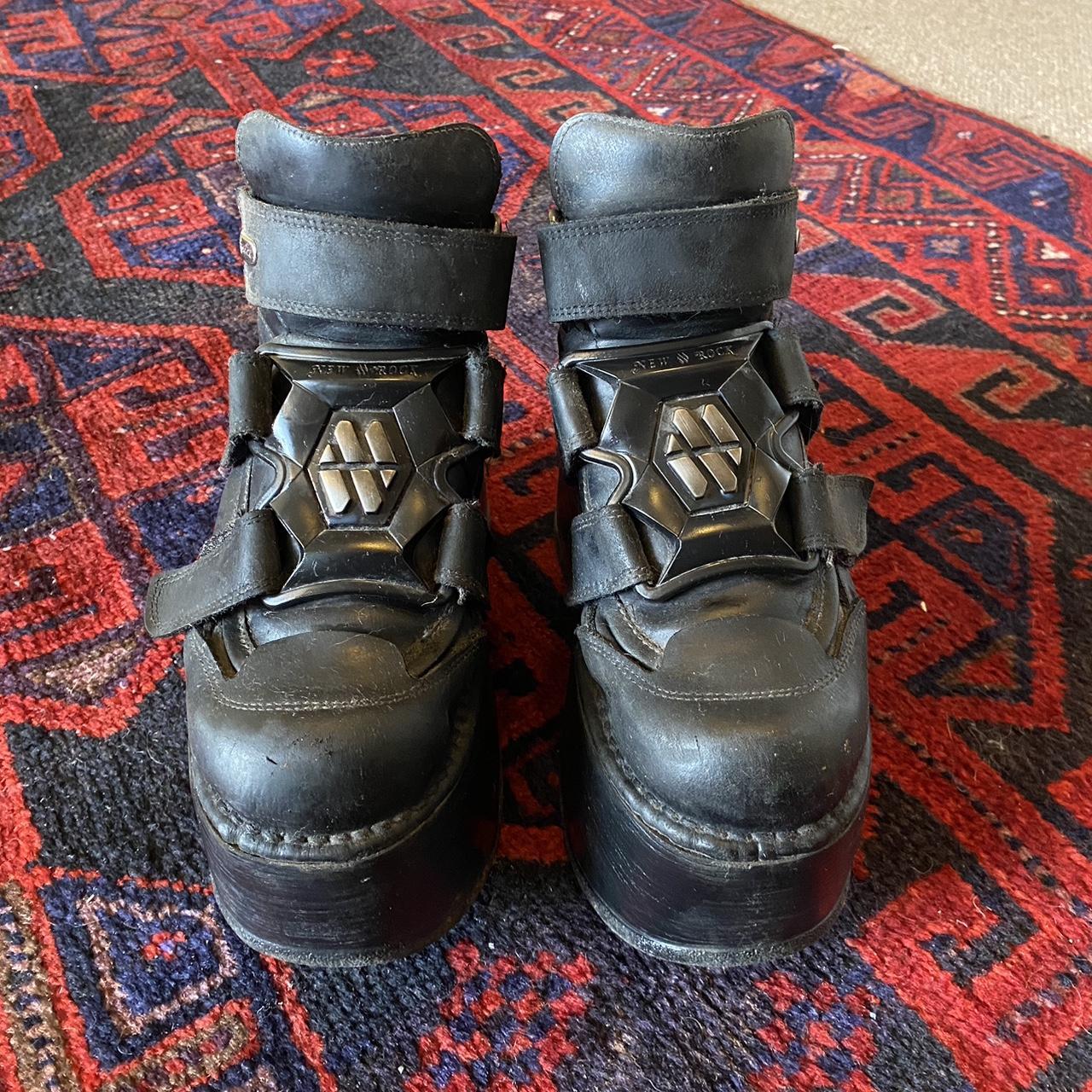 New Rock chunky platform boots/ trainers shoes -... - Depop