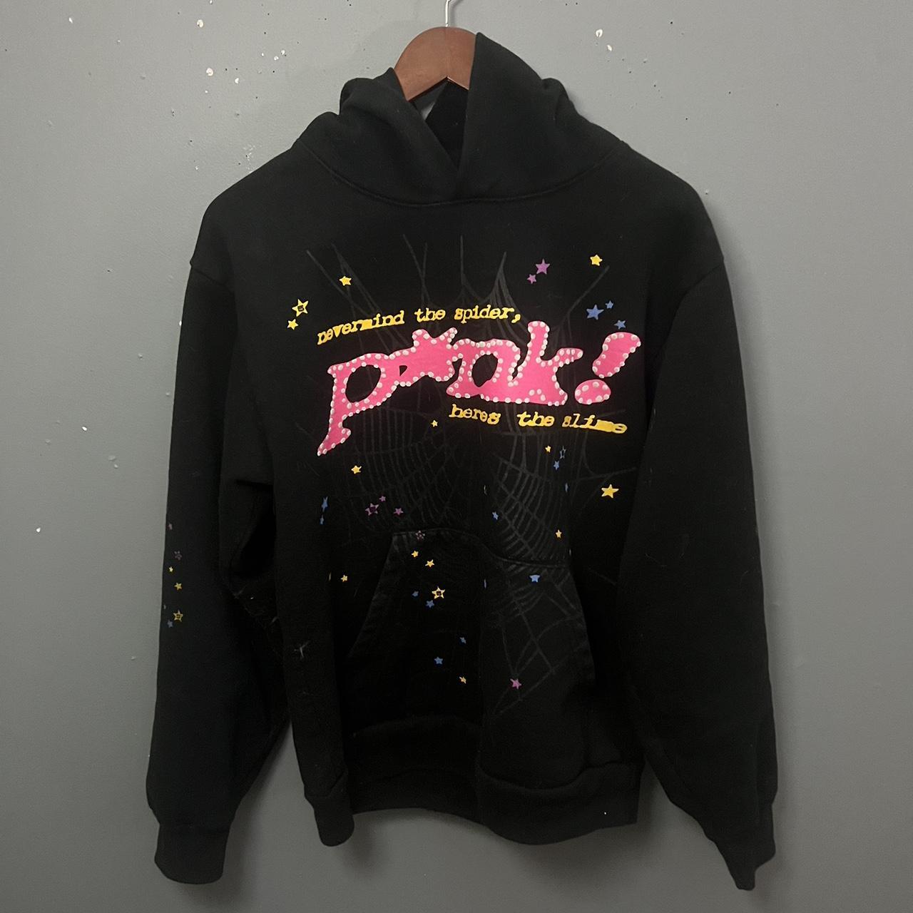 Black punk sp5der hoodie - MESSAGE ME BEFORE... - Depop