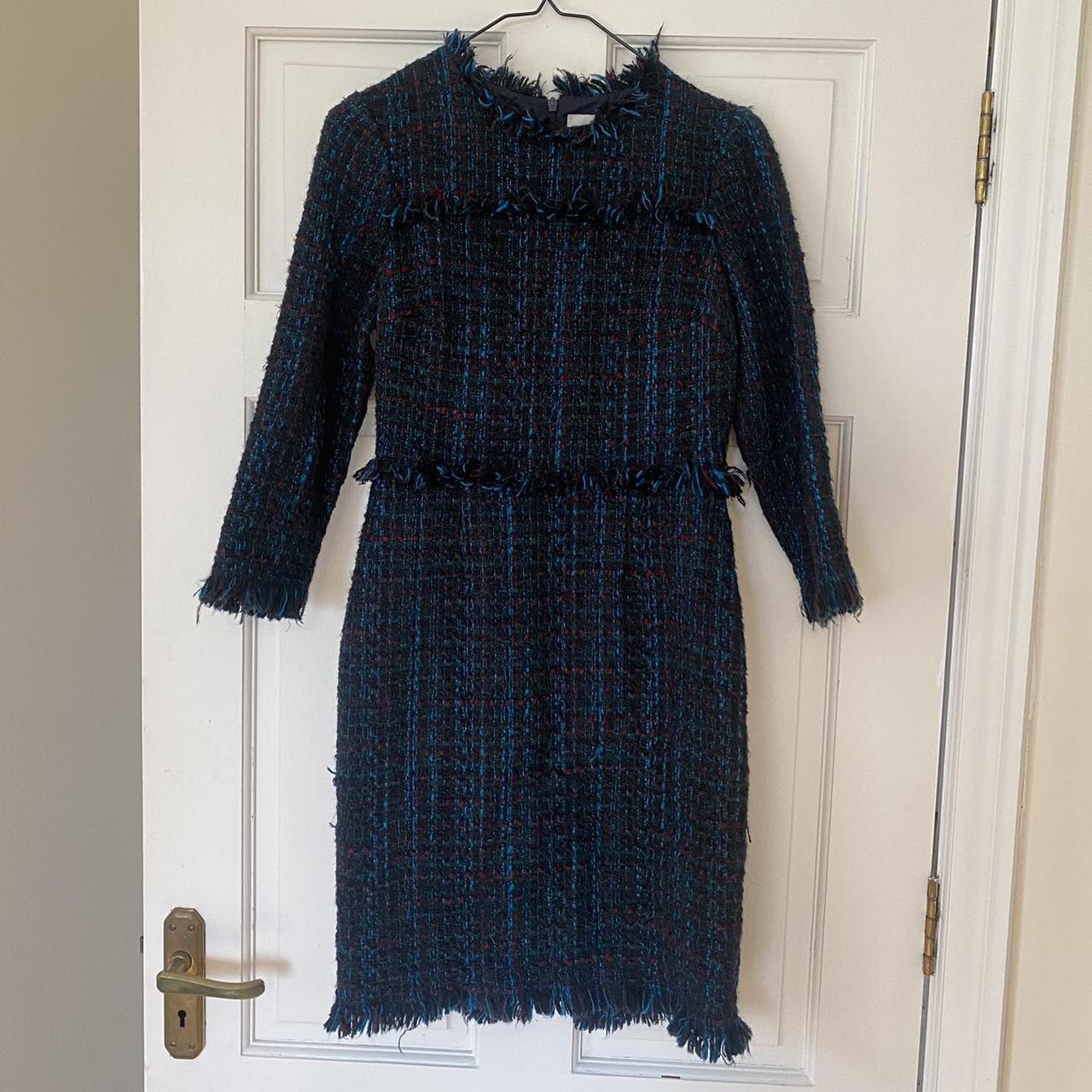LK Bennett perfect condition tweed boucle long... - Depop