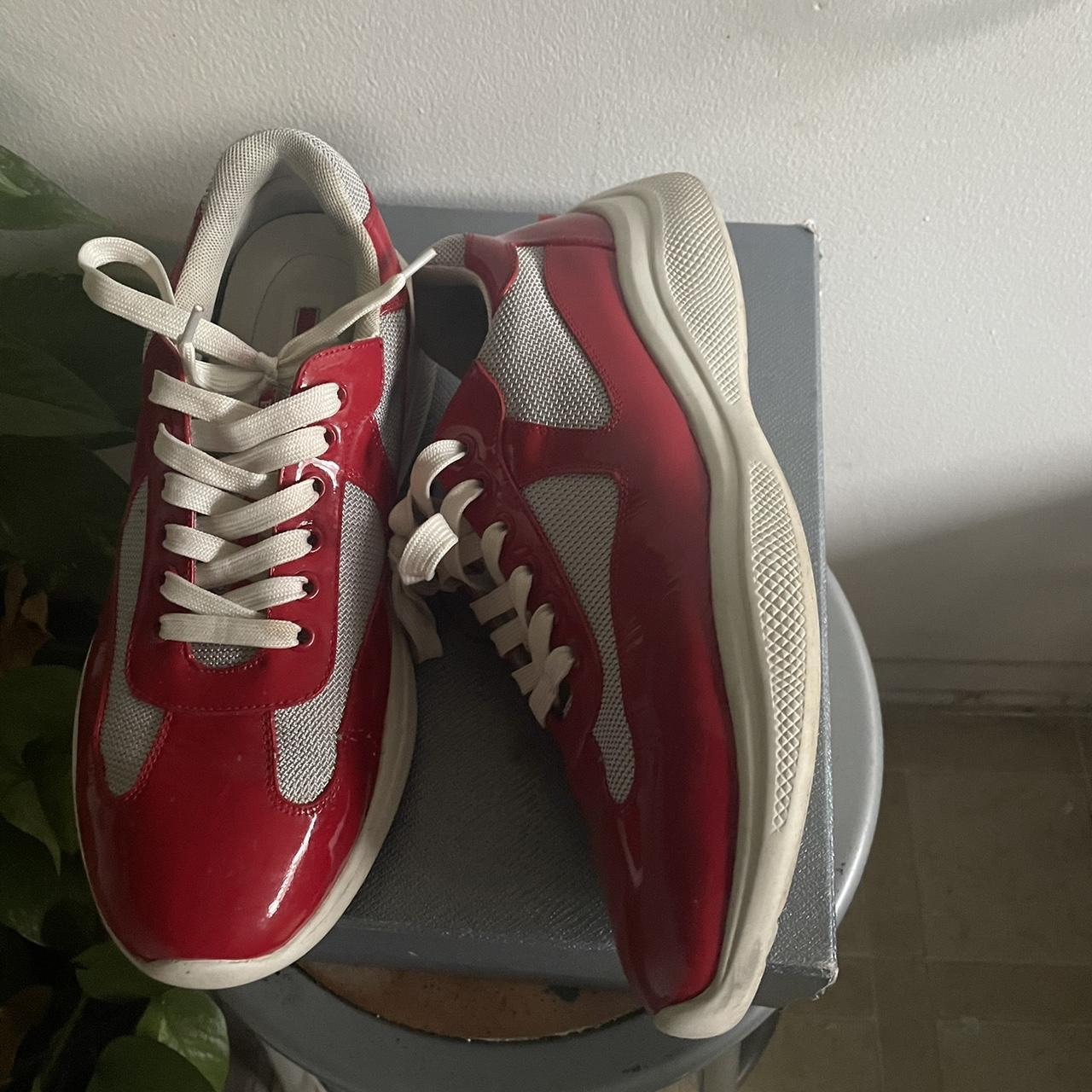 Red and white Prada Cups #Prada #designer #luxury... | Depop